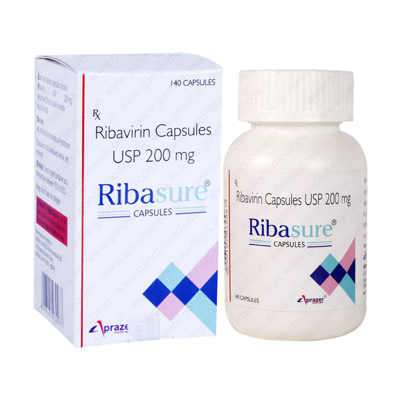 Ribavirina 200 mg (RIBASURE) – Precio y cómo comprar