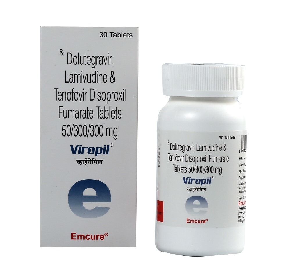 Viropil (Dolutegravir 50 mg + Lamivudina 300 mg + Fumarato de ...