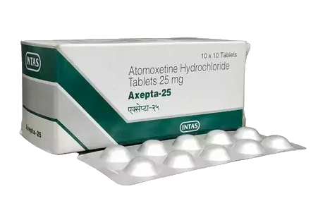 Axepta-25 (Clorhidrato de Atomoxetina 25 mg) – Tratamiento para el TDAH ...