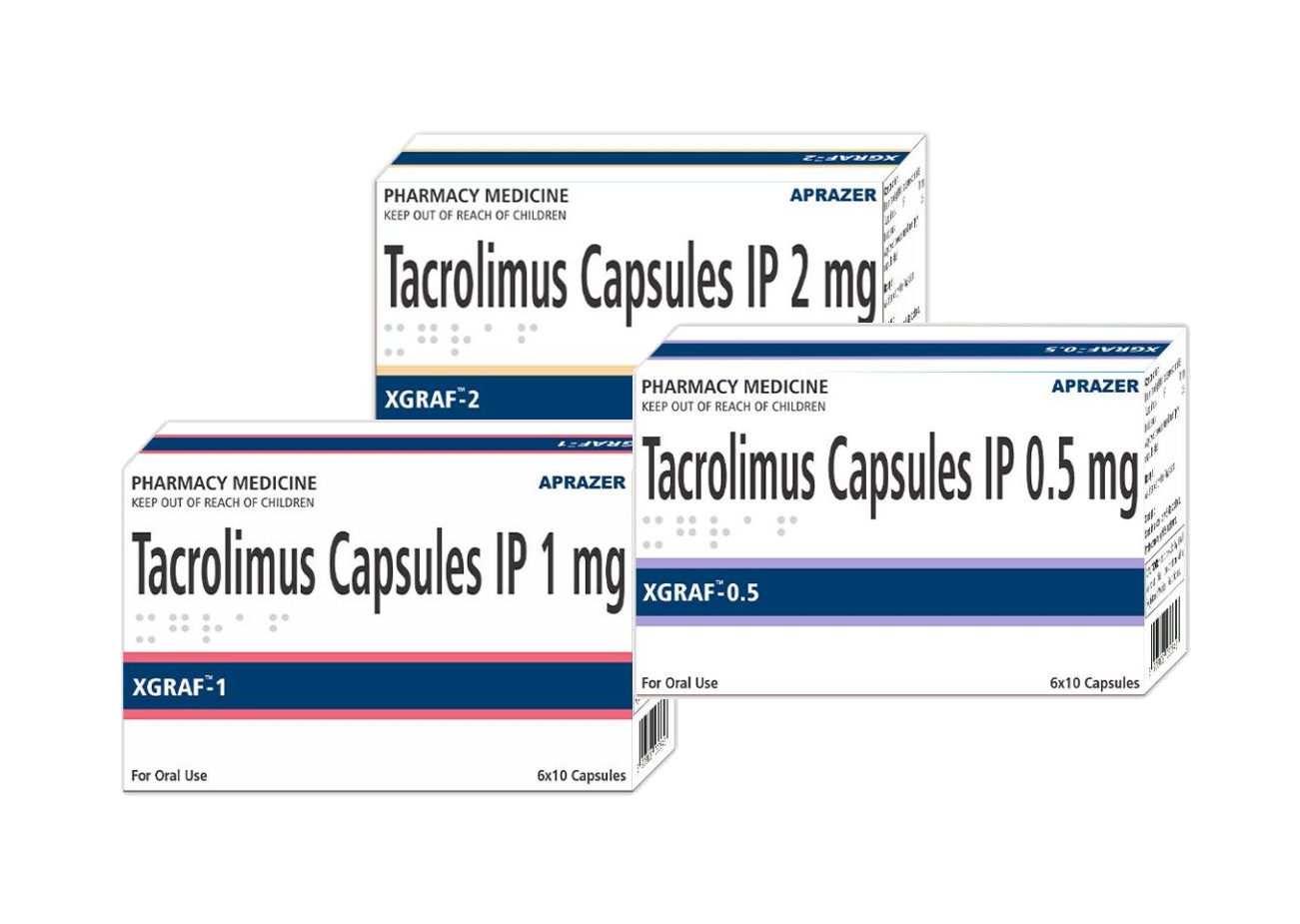 XGRAF (Tacrolimus 0.5 mg / 1 mg / 2 mg) - Inmunosupresor para ...
